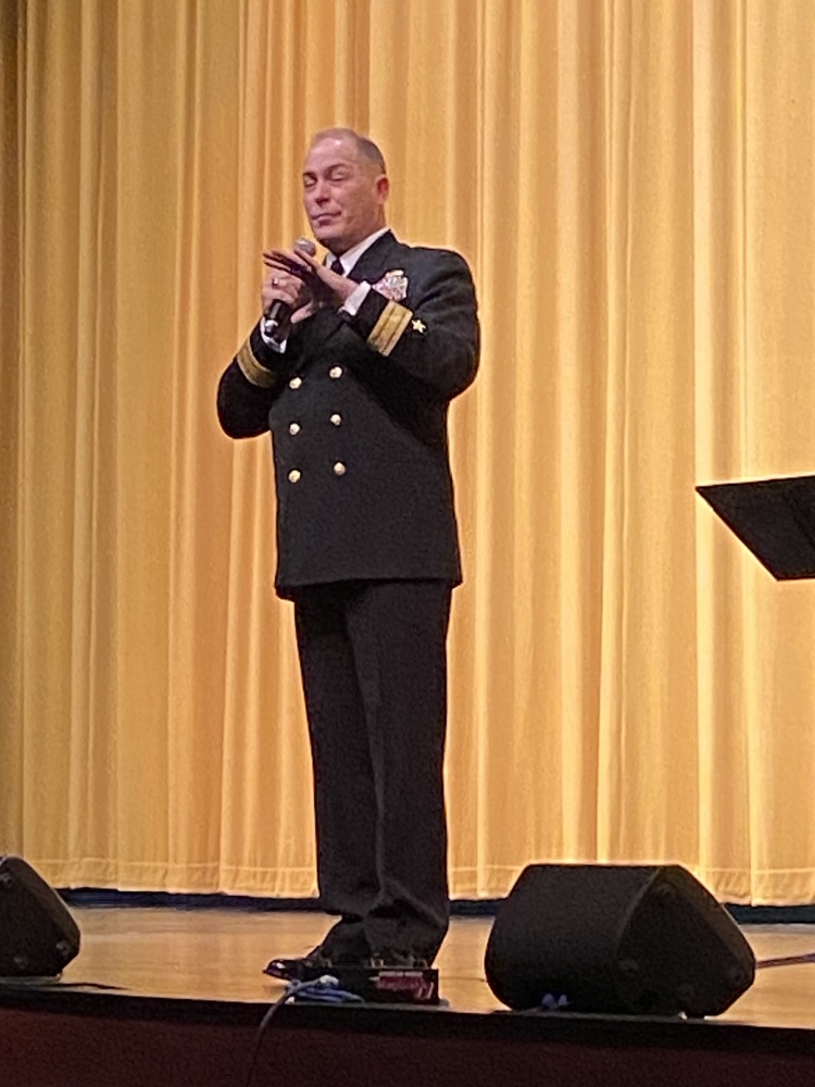 Navy Admiral Calvin Foster Visits BHS | Bristow High School